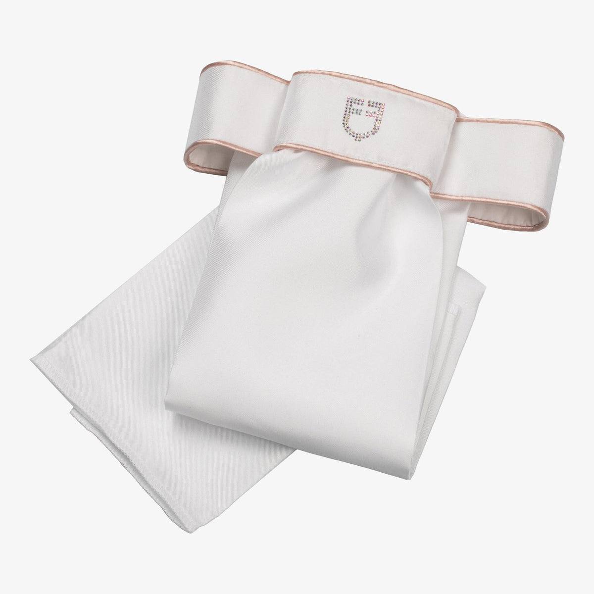 Equestro Cameo Rose Rhinestone Dressage Stock – Malvern Saddlery